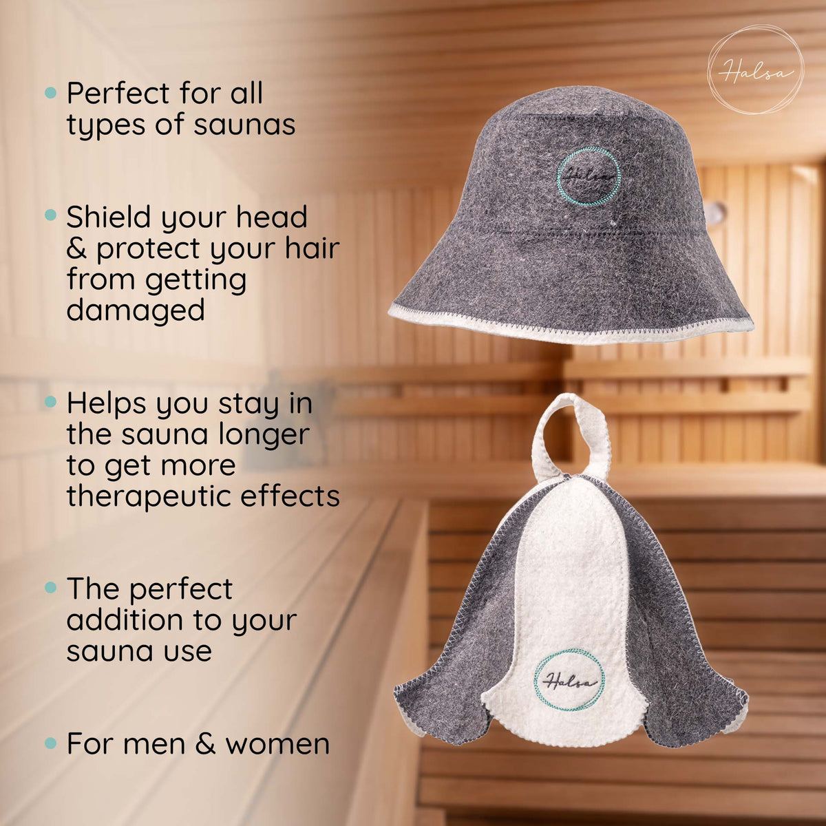 Halsa Regular Sauna Hat